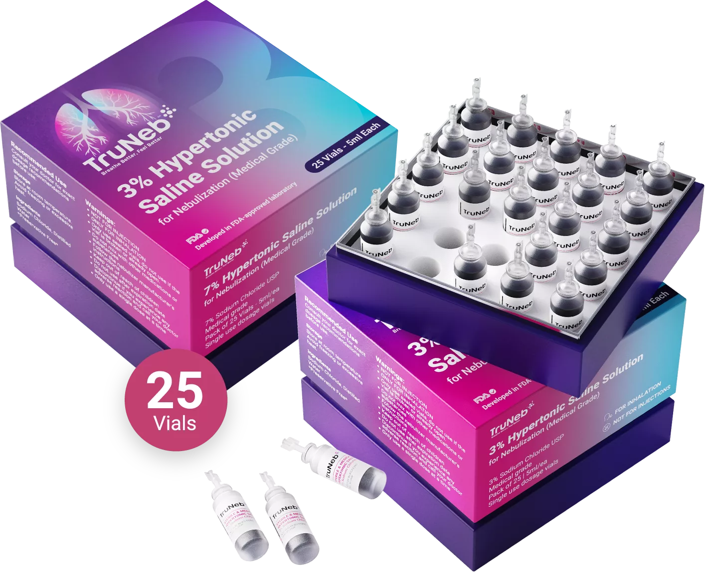 7% Hypertonic Saline Solution For Nebulizer | TruNeb™